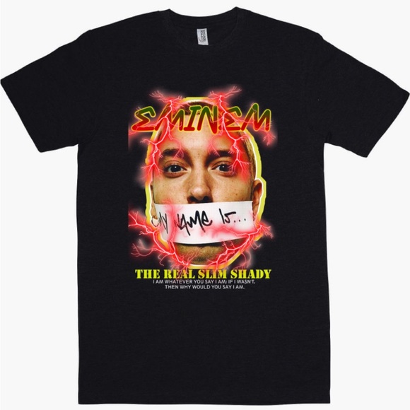 Shirts | Eminem The Real Slime T Shirts Vintage 9s Bootleg Style T ...